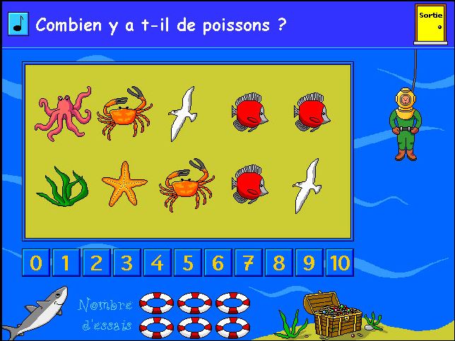 Logiciel de numération “Moi je sais compter”