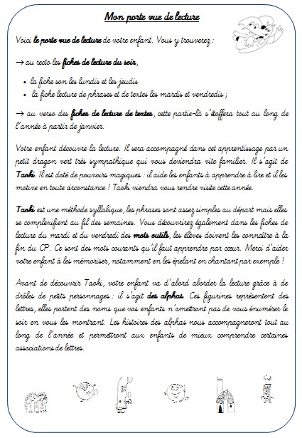 Fiches de lecture du soir Taoki Fiches de lecture du soir Taoki