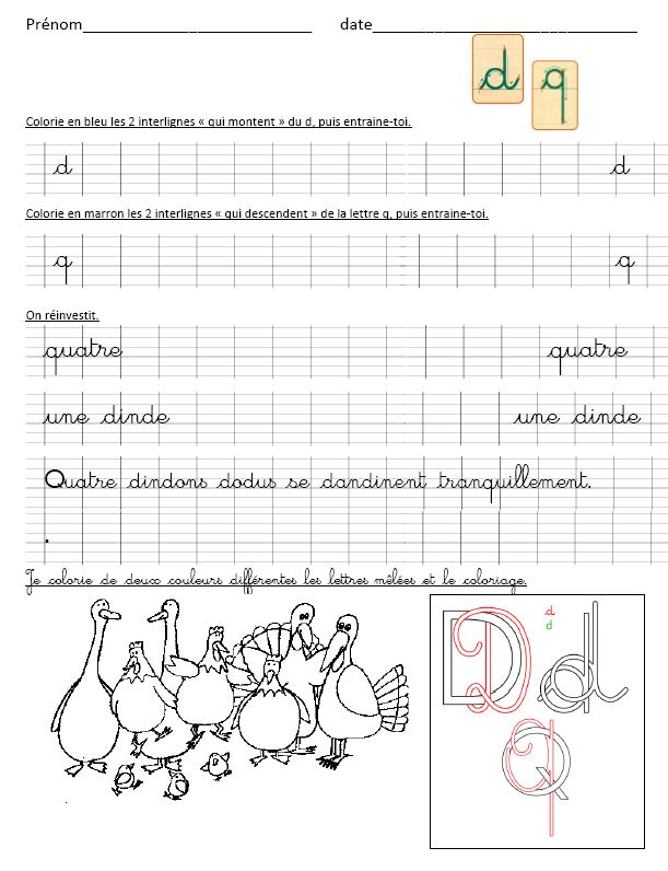 Fiches D Entrainement D Ecriture Cursive Ecriture Cursive Cursive ... Fiches D Entrainement D Ecriture Cursive Ecriture Cursive Cursive ...